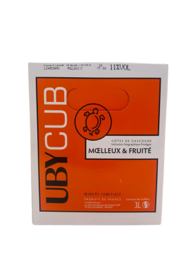 BIB 3L VIN DE FRANCE UBY CUB BLANC DOUX – Intercaves Limoges